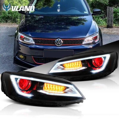 2011-2018 Volkswagen VW Jetta Headlights For TSI/TDI/GLI Demon Eyes ...