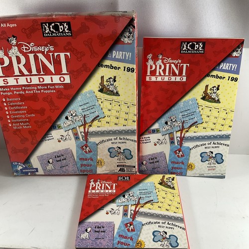 Disney's 101 Dalmatians Print Studio (PC, 1997) | eBay