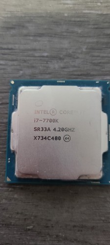 Intel Core I7-7700K 4.20GHz Desktop CPU LGA1151 SR33A(Parts scrap READ ...