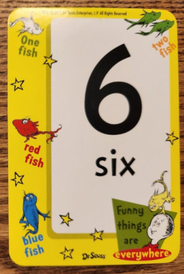 Dr. Seuss Counting Number 6 Six Card Junk Smash Journal Scrapbook ...