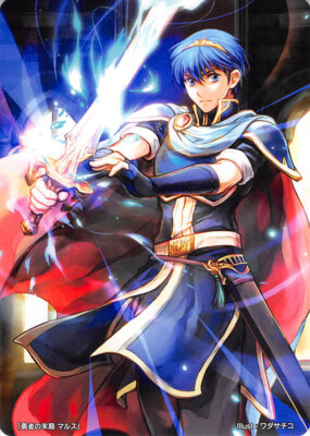 Fire Emblem 0 Cipher Marker Trading Card Marth Mars 5/2016 Prize Shadow ...