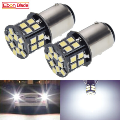 6V 6 Volt BAY15D LED Brake Light Bulb Negative & Positive Earth Vintage ...