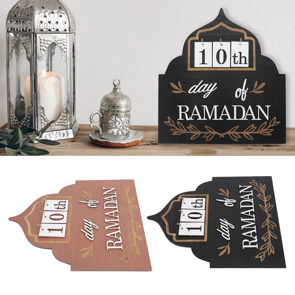 Eid Ramadan Mubarak Advent Calendar 2014 DIY Wooden Ramadan Countdown ...