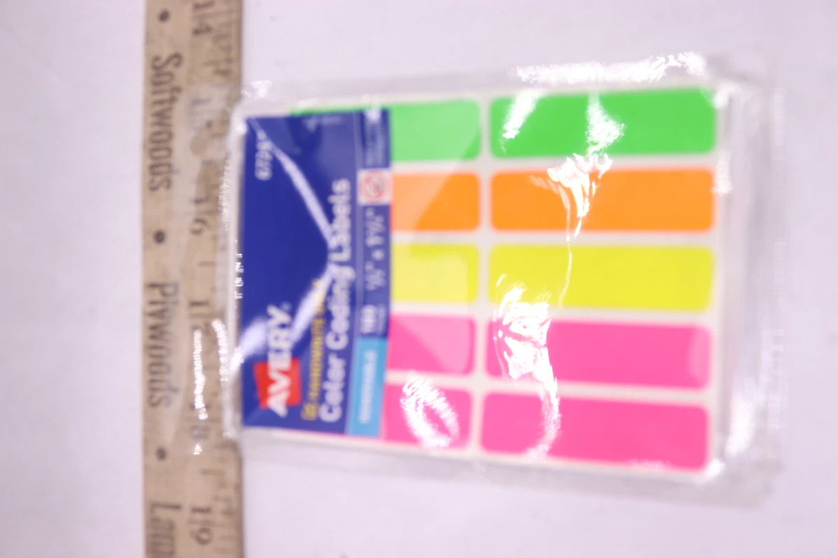 Avery Color-Coding Removable Labels, 1/2 X 3/4, Assorted, 40% OFF