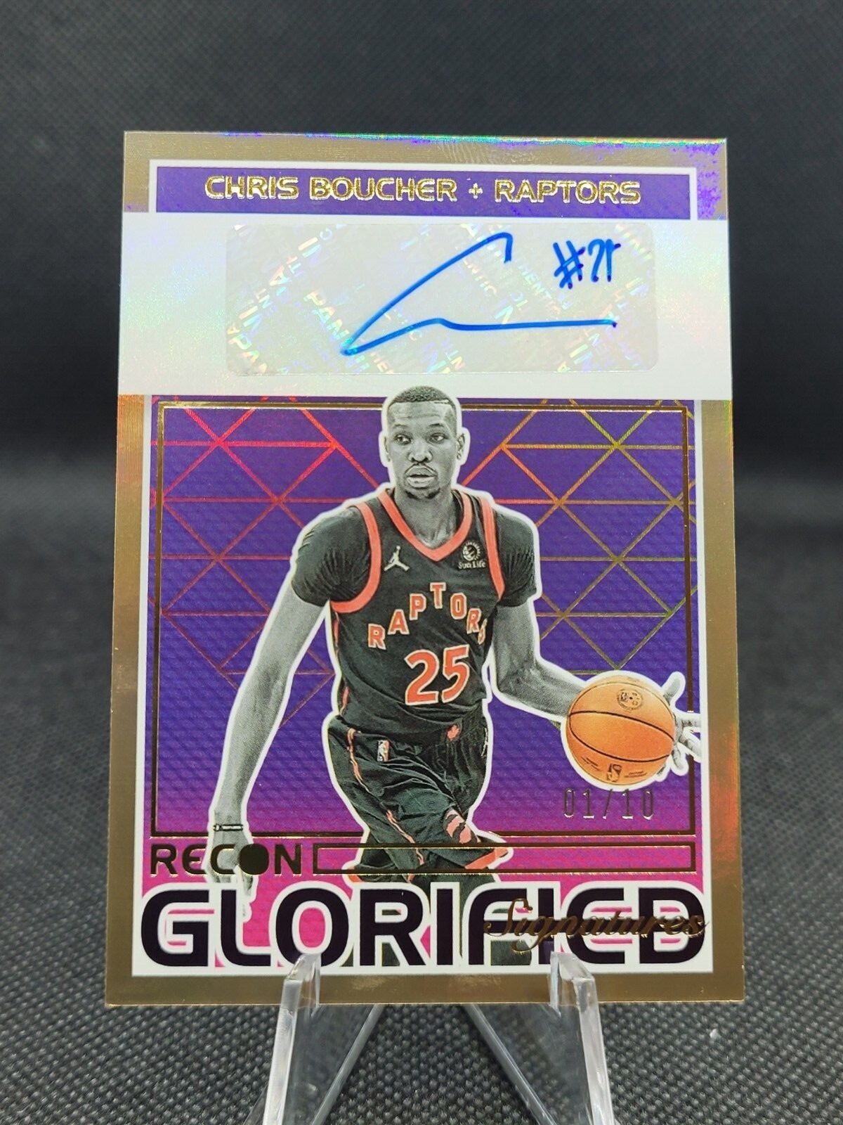 2021-22 Panini Recon - Glorified Signatures Gold #GS-CBO Chris Boucher ...