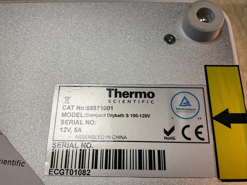 Thermo Scientific Compact Digital Dry Bath Block Heater 2x Blocks ...