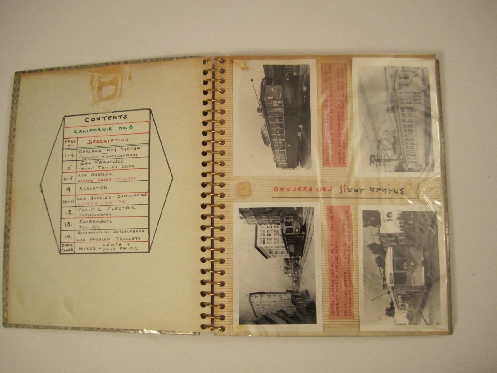 CALIFORNIA TROLLEY PHOTO'S OAKLAND SAN FRANCISCO LOS ANGELES SACRAMENTO ...