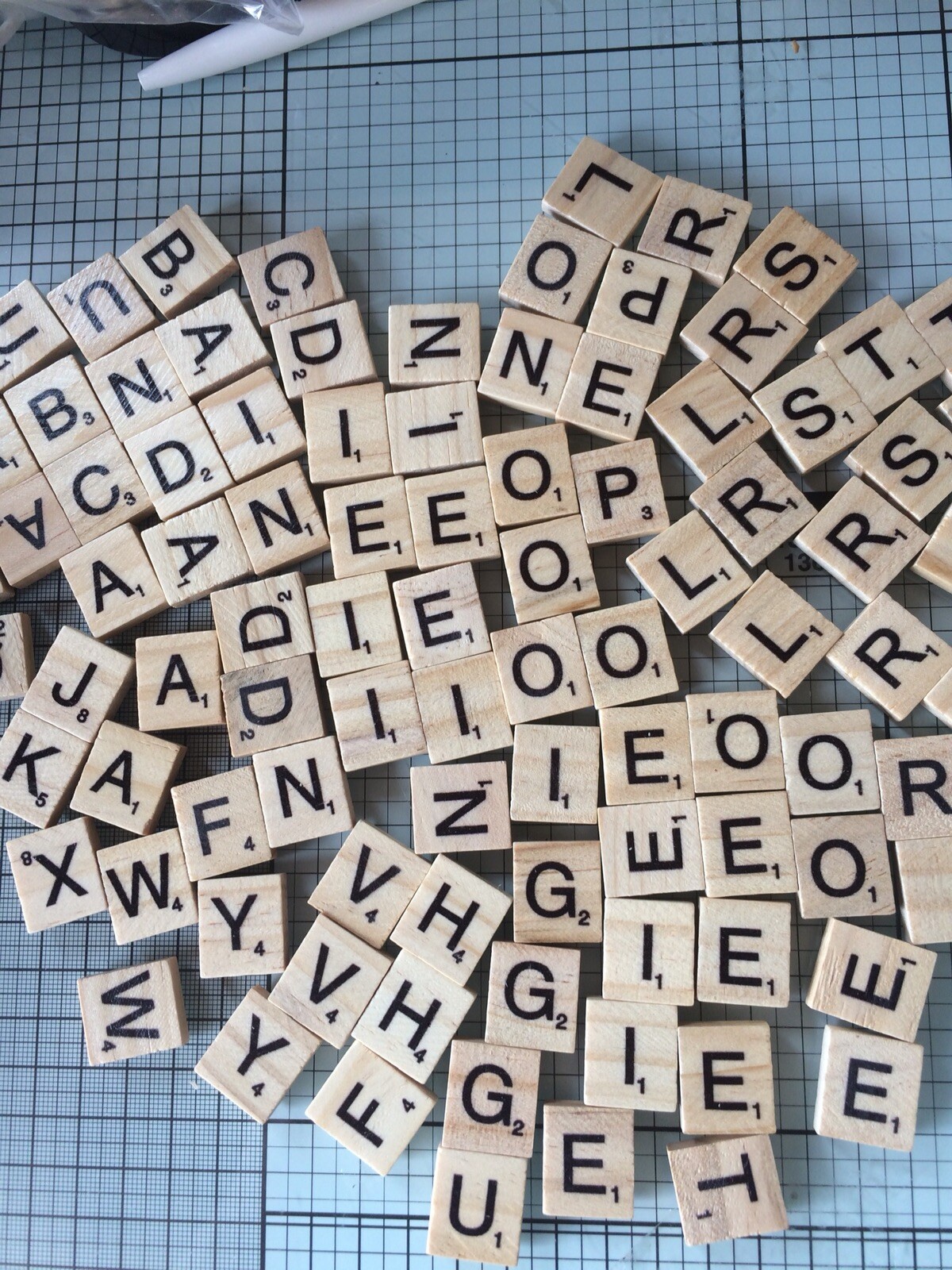 Individual Scrabble letters..Choose Letters Packs Of 5,10,20,50,100 ...