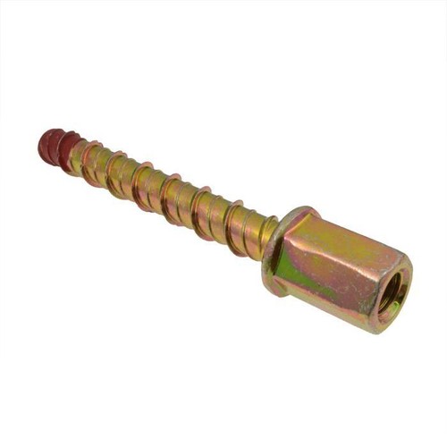 Qty 50 Tie Down Coupler M12 x 100mm Zinc ZY Xbolt Screw Concrete Anchor ...