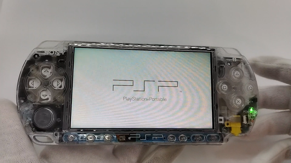 Sony PSP-3000 Playstation Portable Handheld Console Clear Shell ...