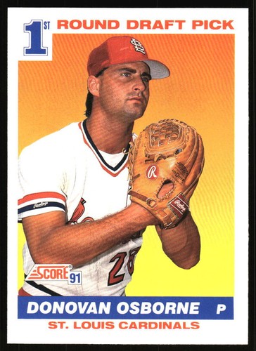 1991 Score Donovan Osborne Rookie #677 St. Louis Cardinals | eBay