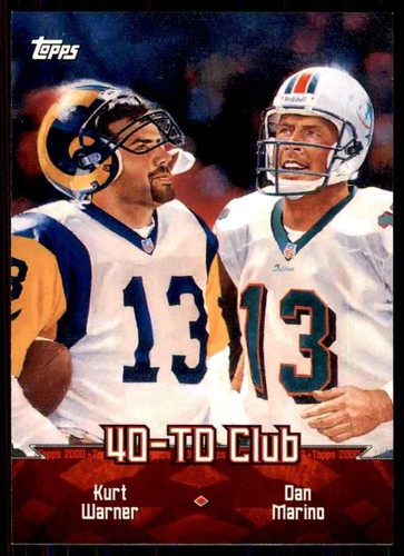 2000 Topps 40-Td Club Warner/Marino Rams/Dolphins | eBay