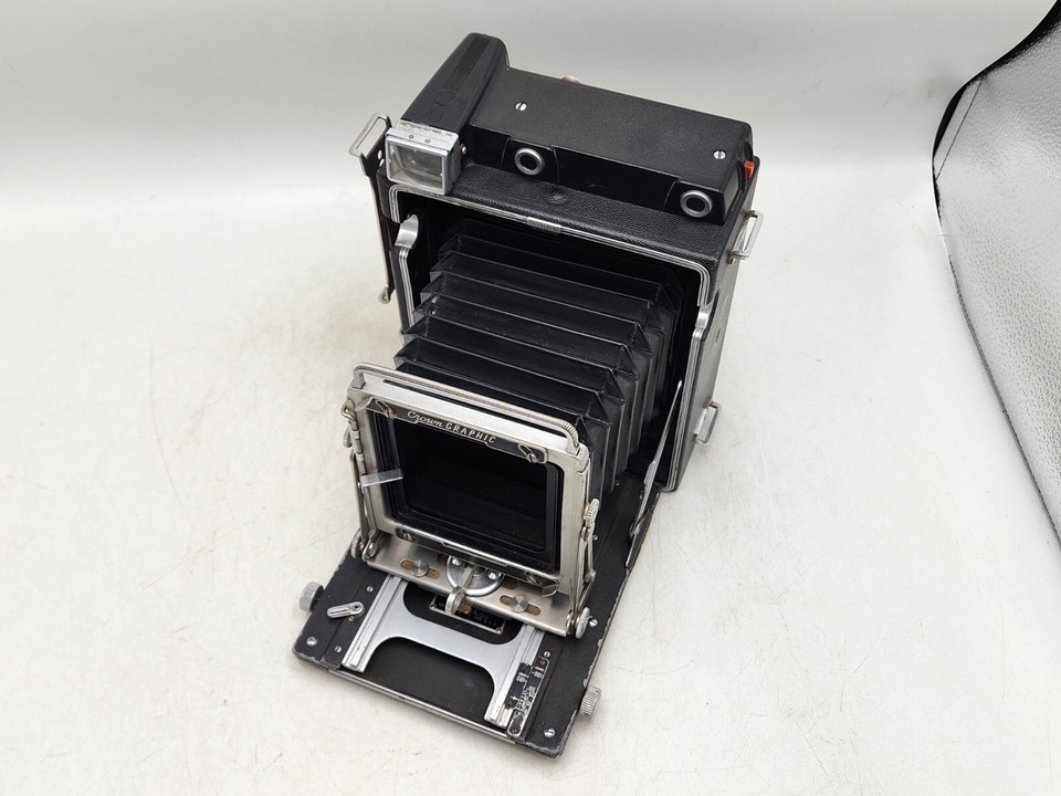 Vintage Graflex Crown Graphic 4x5 Large Format Press Camera Body *READ ...