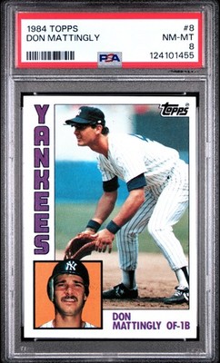 1984 TOPPS #8 DON MATTINGLY ROOKIE RC PSA 8 | eBay