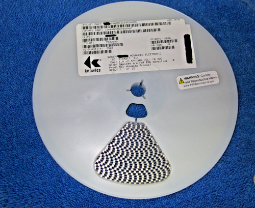 10,000pcs 1uF/16V Low-ESR Aerospace Hi-Rel Ceramic Capacitors 1206 SMD ...