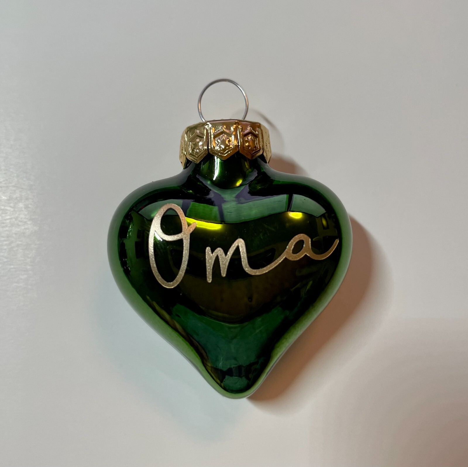 Herz-Weihnachtskugel aus Glas, 4, cm in Wunschfarbe und Wunschtext | eBay