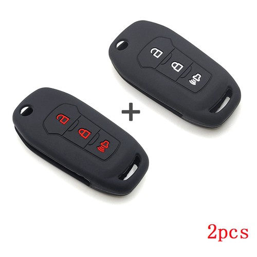 2*Fob Key Cover for FORD F-150 F-250 MAVERICK BRONCO ESCAPE EXPLORER ...