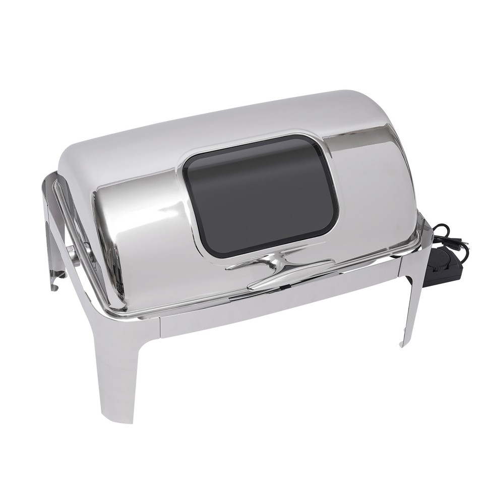 Electric Chafing Dish Stainless Buffet Food Warmer Chafer Dish w ...
