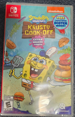 SpongeBob : Krusty Cook-Off Extra Krusty Edition- Nintendo Switch | eBay