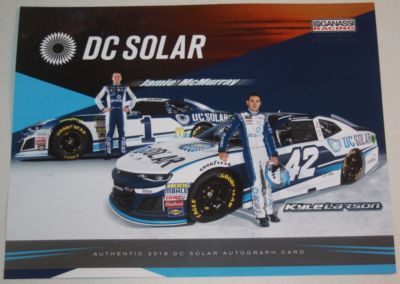 2018 Kyle Larson + Jamie McMurray DC Solar 1st Version Camaro NASCAR ...