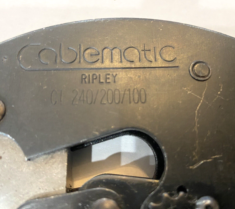 Times Ripley Cablematic 42650 CT 240/200/100 Hex Jaw Crimp Crimper ...