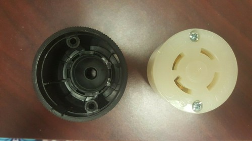 Hubbell HBL2713 Twist-Lock®, Female Connector, 30A 125/250V, 3-Pole 4 ...