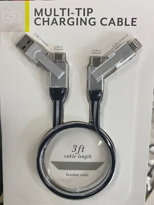 multi-tip charging cable | eBay