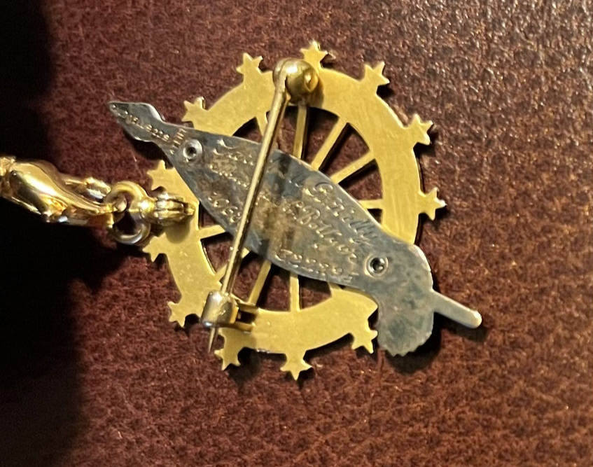 14k Gold DAR Daughters of the American Revolution Pin JEC & CO | eBay