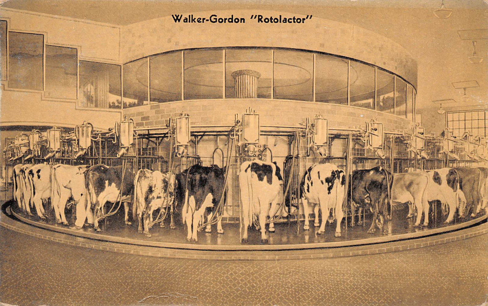 PLAINSBORO, NJ ~ "ROTOLACTOR," COW MILKING MACHINE ADV PC ~ used 1940 ...