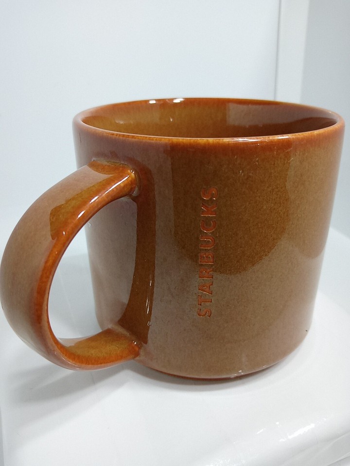 STARBUCKS COFFEE MUG. STARBUCKS MUG. STARBUCKS ORANGE Deco Mug. B308 | eBay