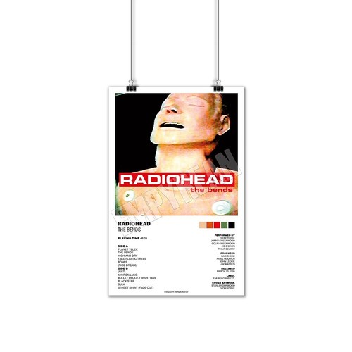Radiohead The Bends 1995 Vinyl Record LP Album Poster Art Print | eBay