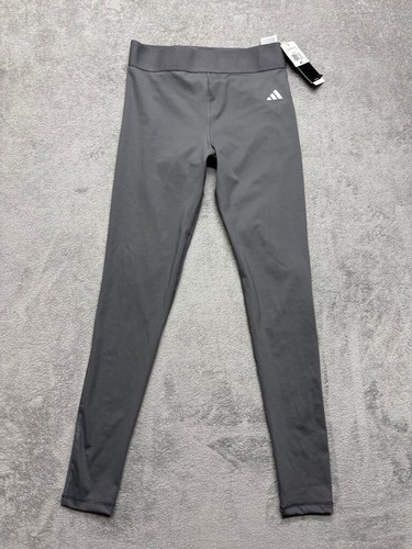 Adidas Techfit Tight Fit Training Pants Womens Medium Tall Gray High ...