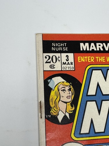 NIGHT NURSE #3 (1973) Jean Thomas, Win Mortimer, Marvel Comics | eBay