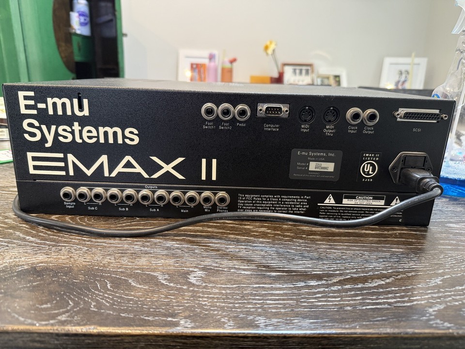E-MU SYSTEMS EMAX II model 2213 16 Bit Digital Sound System | eBay