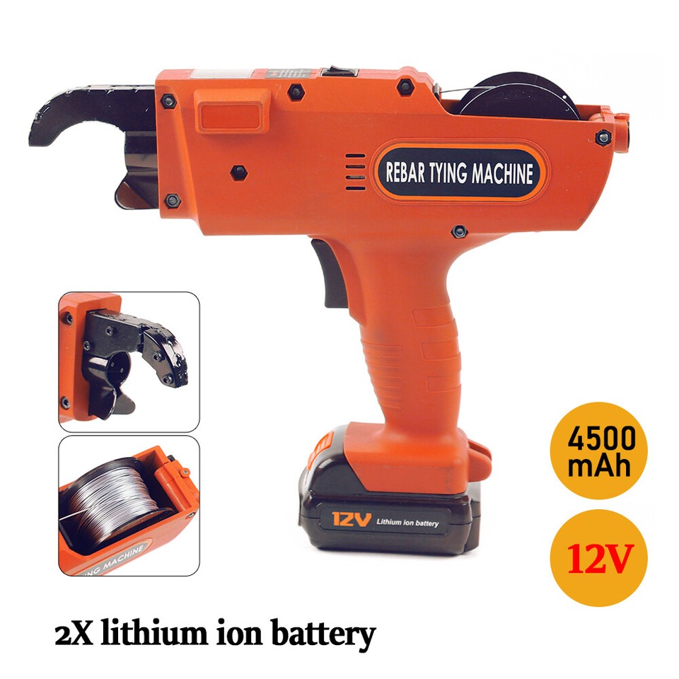 Electric Rebar Tier Tool Automatic Handheld Tying Machine Strapping ...