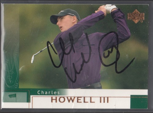 CHARLES HOWELL III 2002 Upper Deck #46 Rookie RC TTM/IP Signed ...