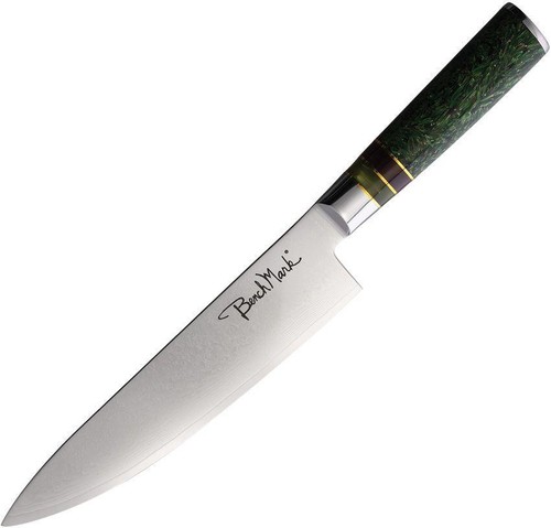 Benchmark Chef's Japanese Greenwood Damascus Kitchen Knife 121 | eBay