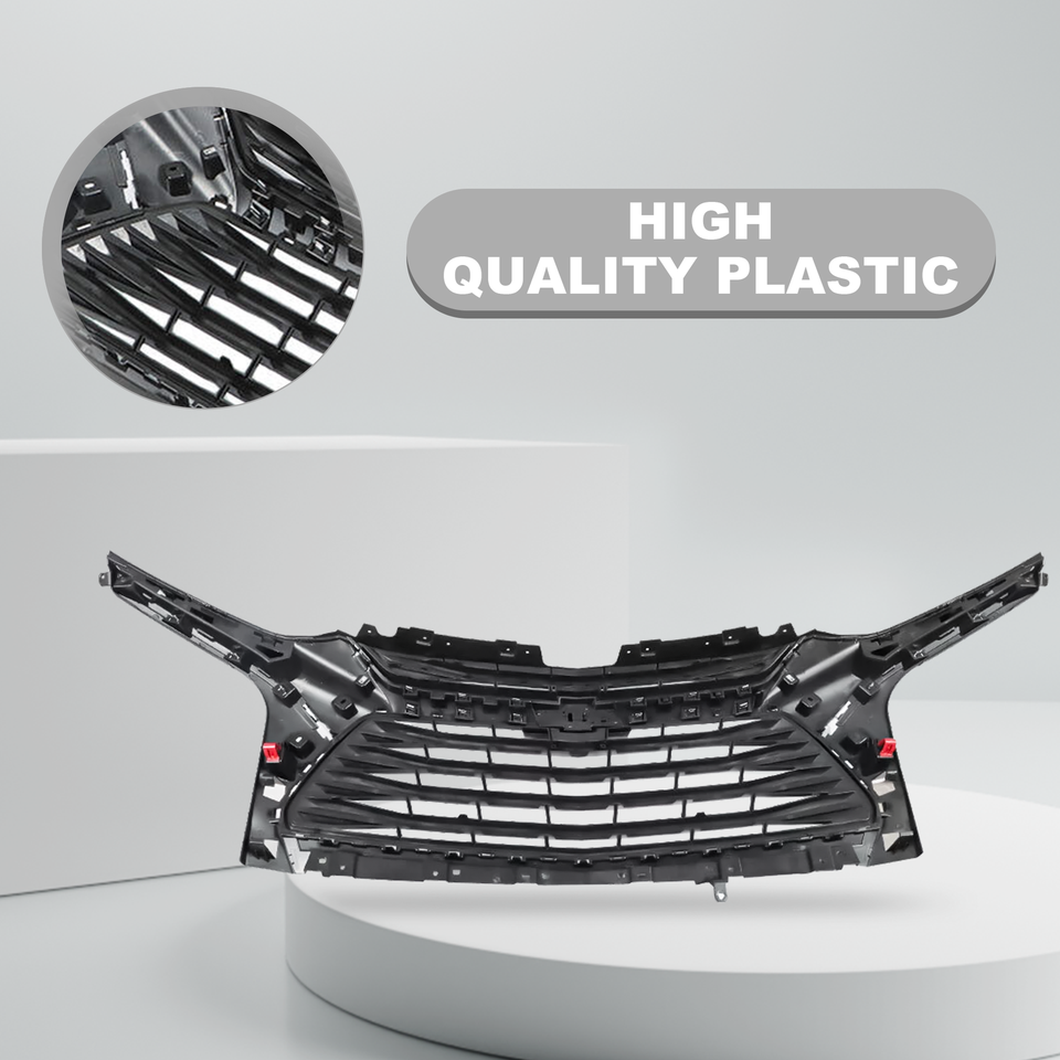 Front Bumper Grille For 2019-2022 Chevrolet Blazer Black&Chrome ...