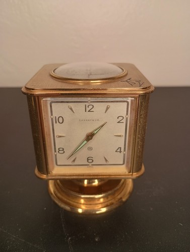 TIFFANY AND CO CLOCK WITH BAROMETER AND THERMOMETER | eBay
