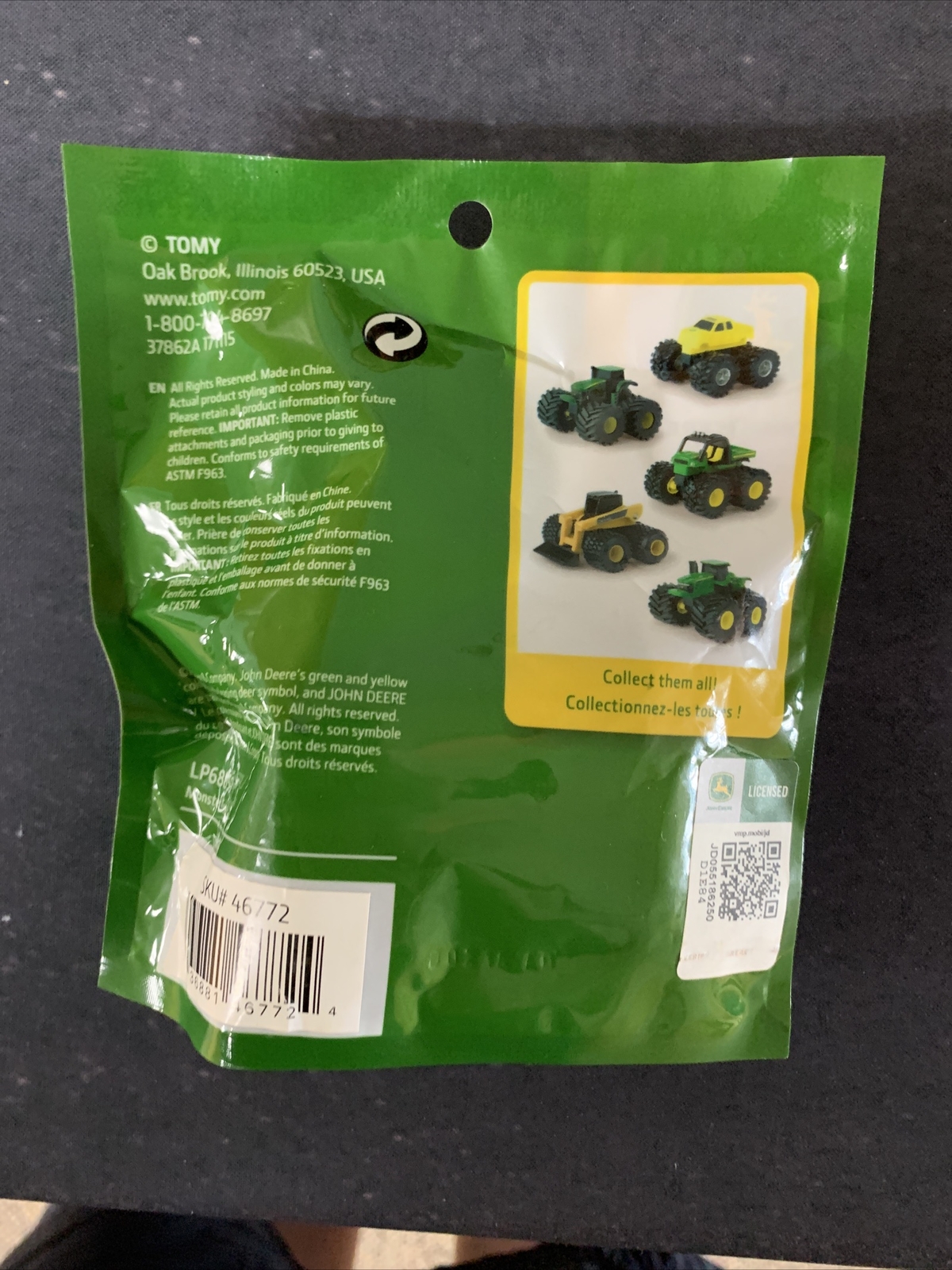 John Deere Mini Monster Treads Tractor Toy LP68850 Sku462 for sale ...