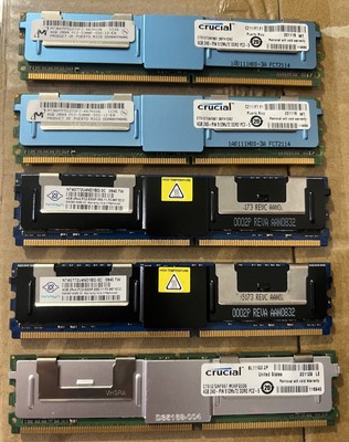 20GB PC2-5300F DDR2-667Mhz 240pin ECC Server Memory Fully Buffered ...