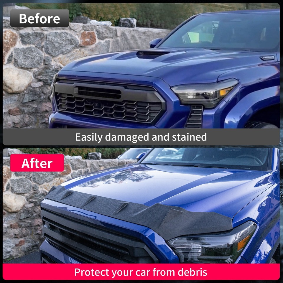 Hood Protector For 2024 2025 Toyota Tacoma /4Runner Hood Shield Bug ...