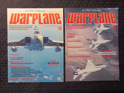 1980's WARPLANE Aviation Magazine #15 17 FN+ 6.5 w/ Fold-Out Posters | eBay