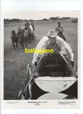 TAB HUNTER VINTAGE 8X10 PHOTO CHUCK WAGON 1971 WONDERFUL WORLD OF ...