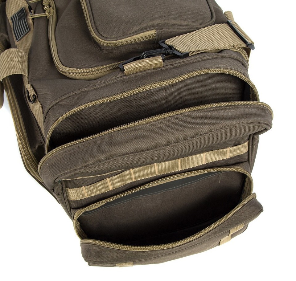30" Large Gun Range, Tactical Duffel Bag with US Flag Patch Lockable | eBay