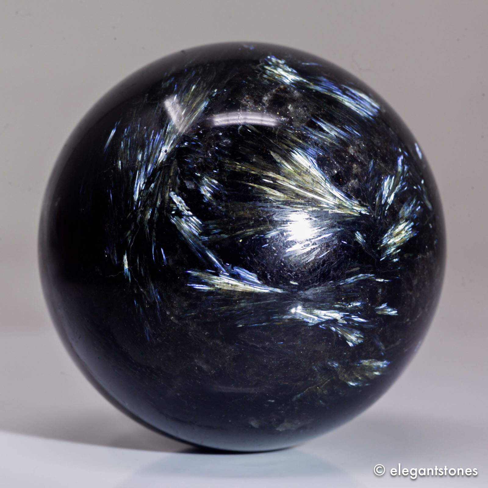 545g69mm Astrophyllite Sphere Crystal Ball Stone Fireworks Quartz ...