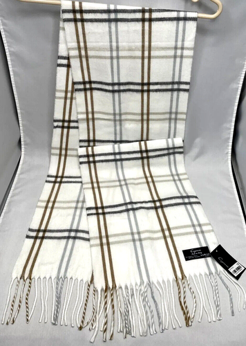 NWT! Cejon Scarf Made In Italy 70” Ivory | eBay