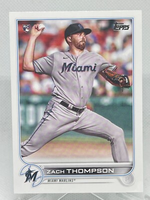 Zach Thompson 2022 Topps #227 Rookie Card RC XCJX | eBay