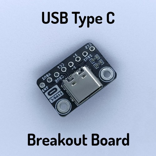 USB Type C Socket Breakout Board PCB, USB Power Data Board, USB-C, USBC ...