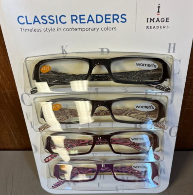 Image Readers Classic Readers womans +125-4 pack | eBay